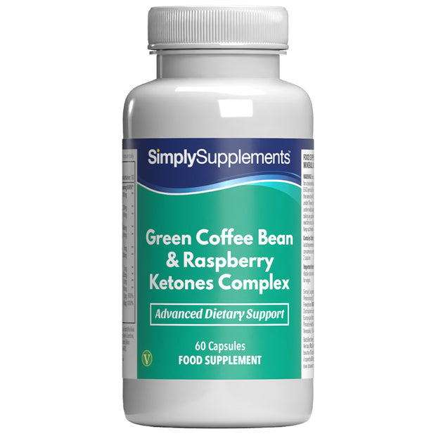 Green Coffee Bean & Raspberry Ketones Complex Capsules – Simply Supplements